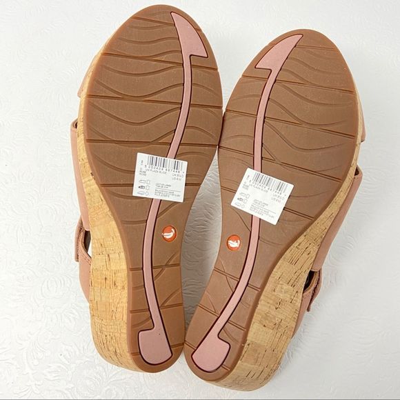 Clarks | Shoes | New Clarks Unstructured Un Plaza Slide Sandal Rose ...
